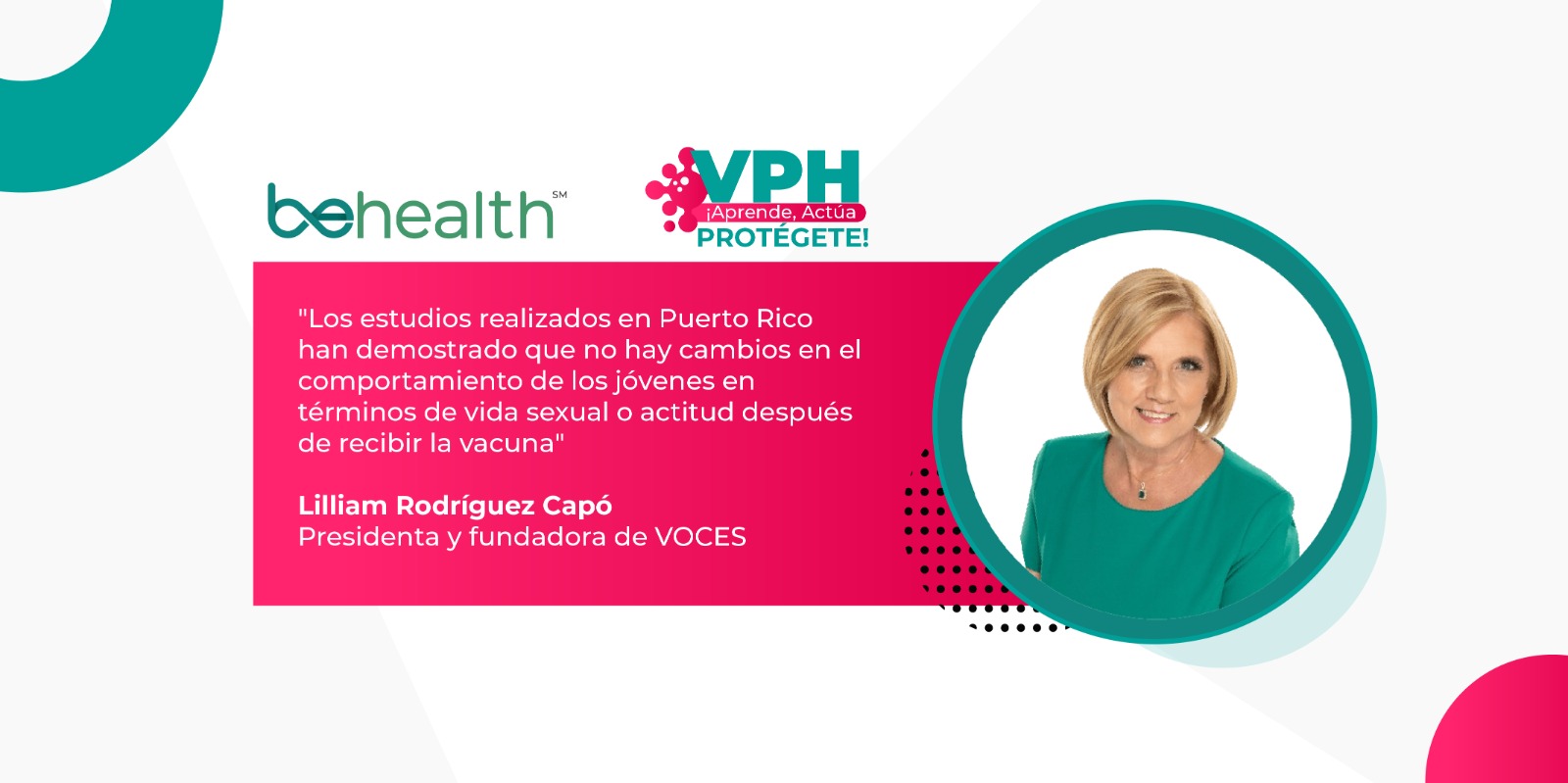 Iniciativas de VOCES en la concienciación sobre la vacunación contra el VPH