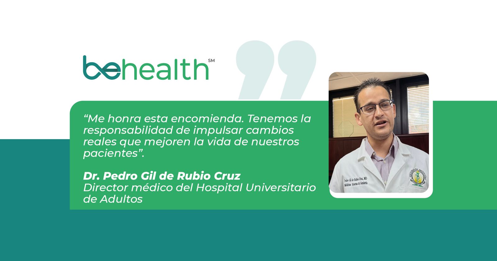 Dr. Pedro Gil de Rubio Cruz: Nuevo director médico del Hospital ...