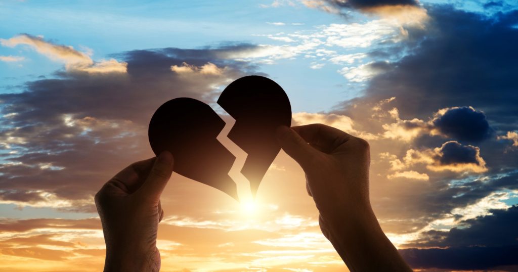 El corazón roto puede ser más mortal para los hombres
