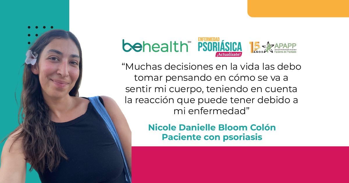 Testimonio de vida: ¿Cómo enfrentar la psoriasis positivamente? - BeHealth