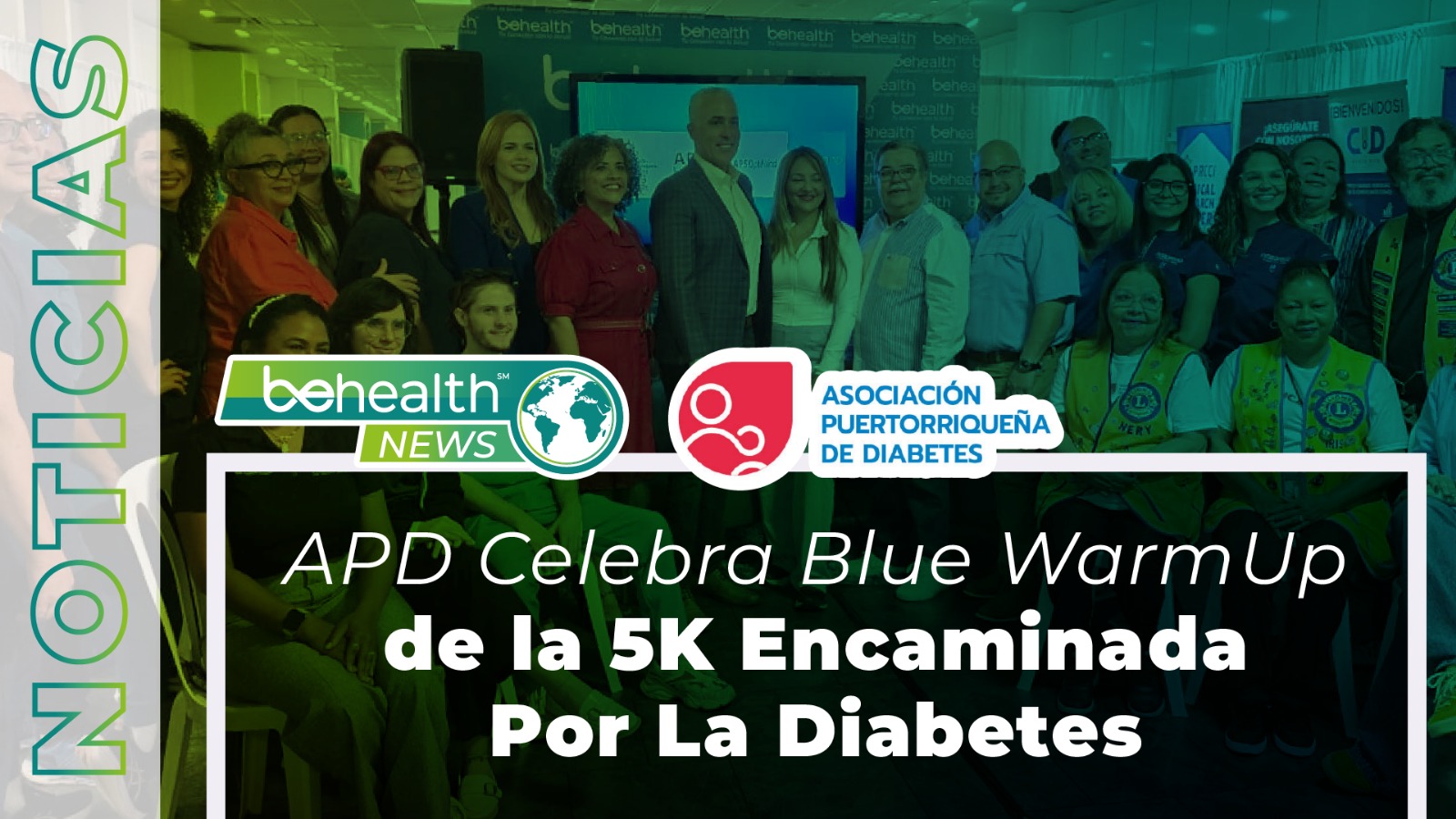 APD celebra Blue Warm Up de su Encaminada 5K por la diabetes